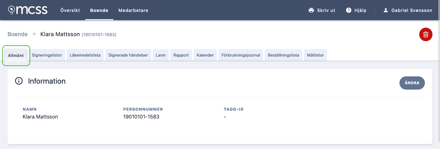 Boendeprofil – Vitec Appva Support