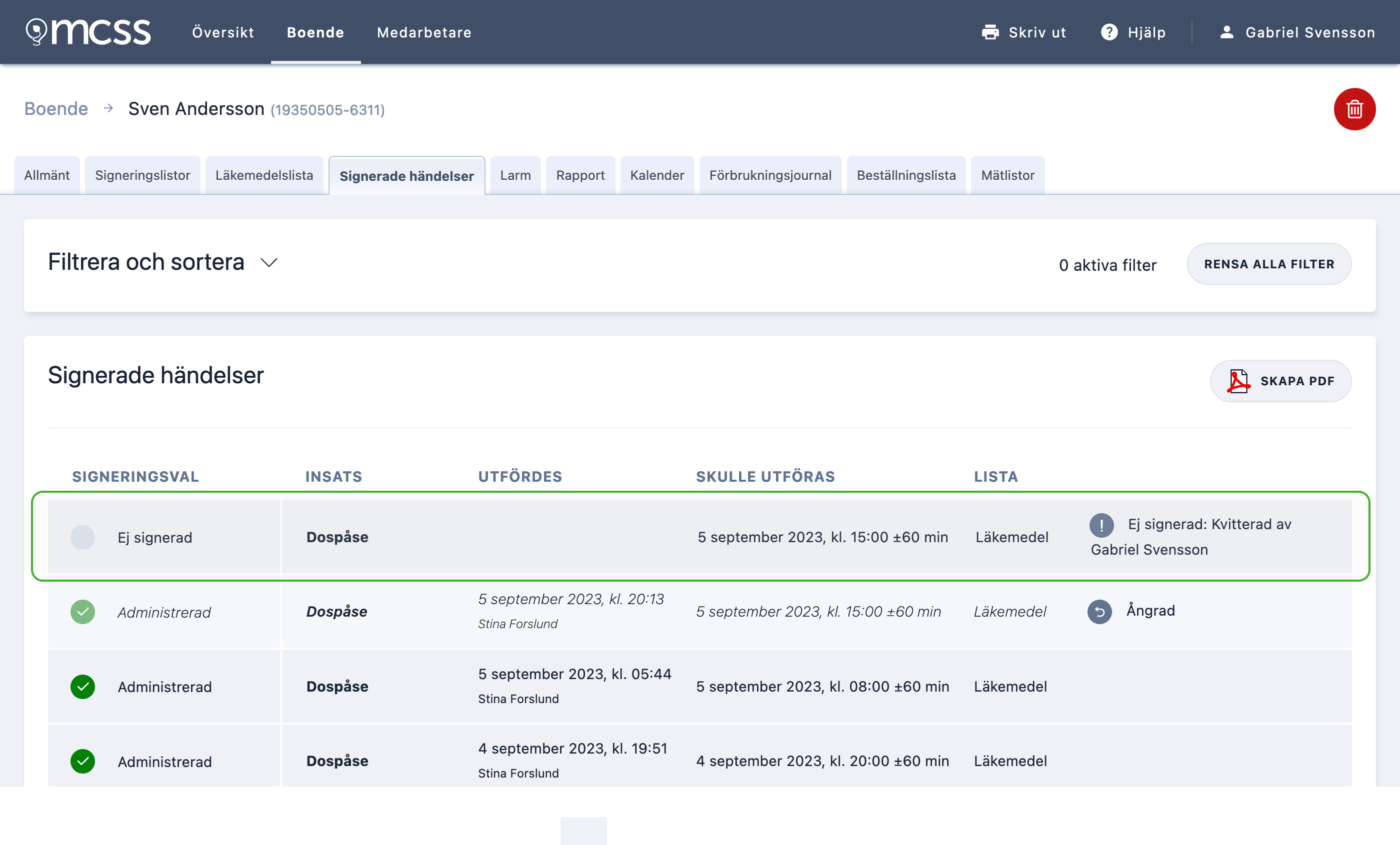 Larm allmänt – Vitec Appva Support