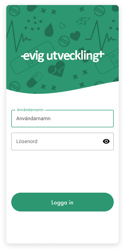 Logga in i Evig Rapporteringsstöd – Vitec Appva Support
